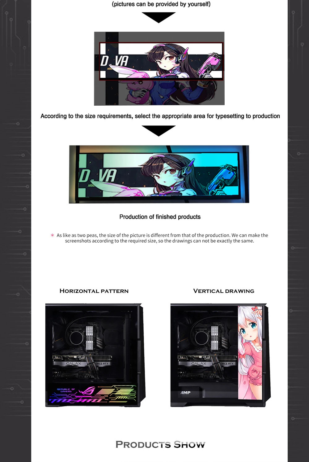 Customized PC Case RGB Panels - Gamer DIY Decor Solutions