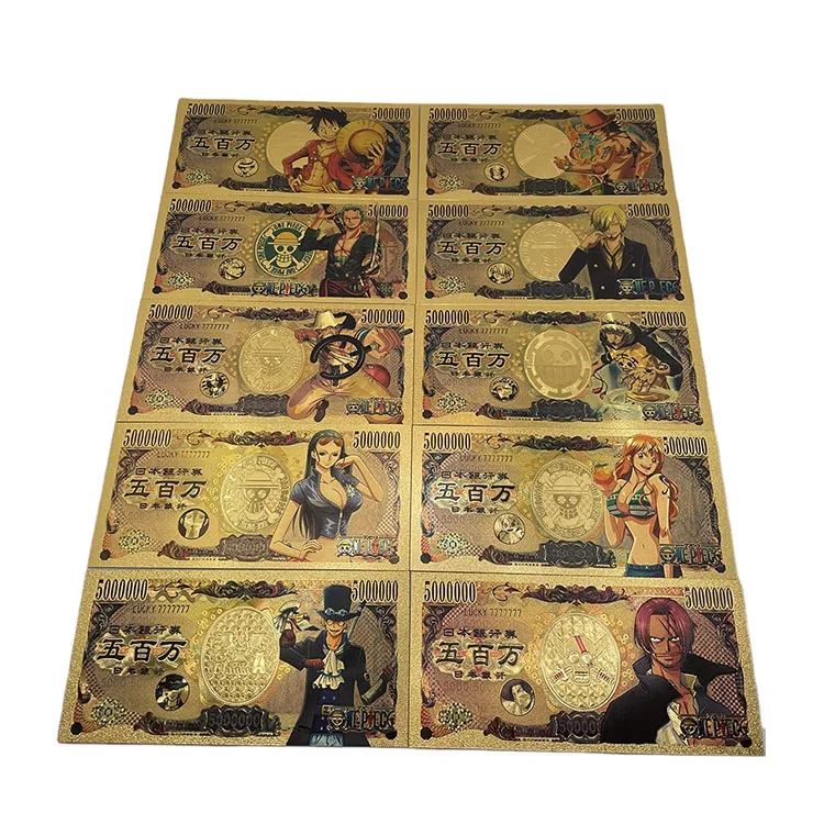 Custom Design Free Shipping Japan Anime Yen Trading Money Card Silver ...