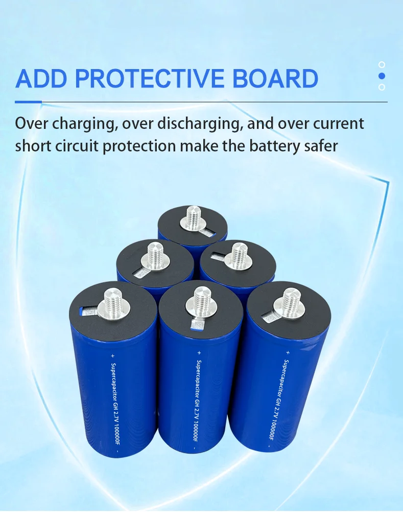 Graphene Ultracapacitor 2.7V 100000F for Energy Storage