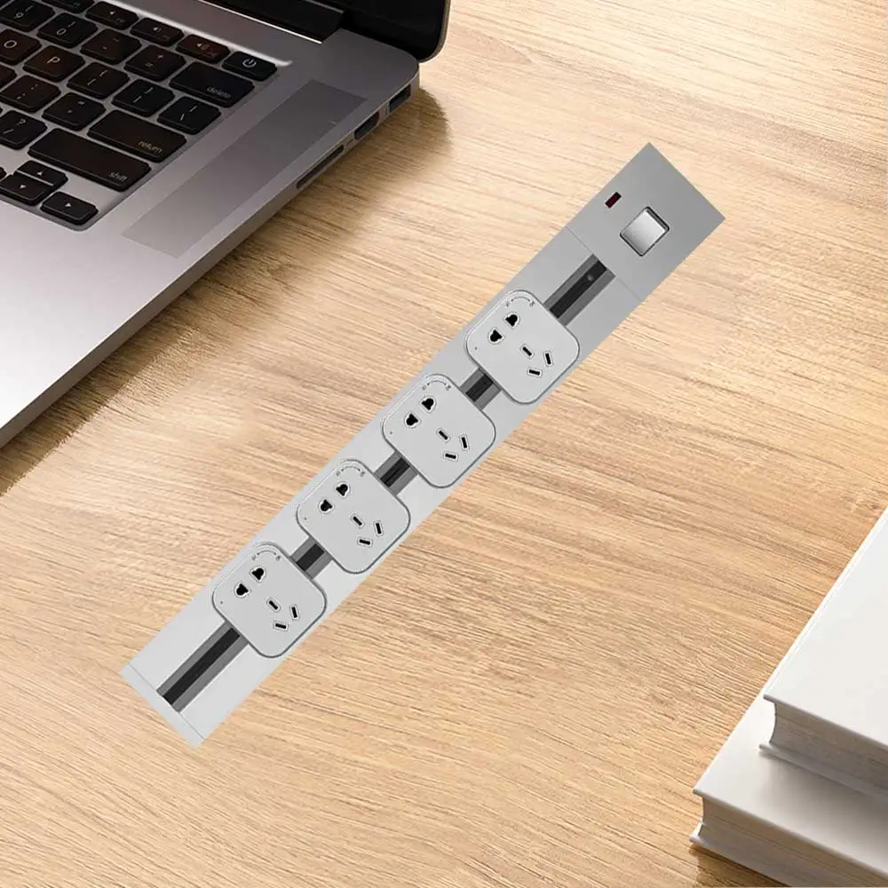 Oswell 60cm Wireless Movable Modular Power Rail Plug System Desktop ...