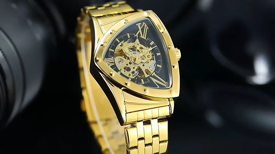 Forsining Mechanical Men Watches Skeleton Men's Steampunk Automatic ...