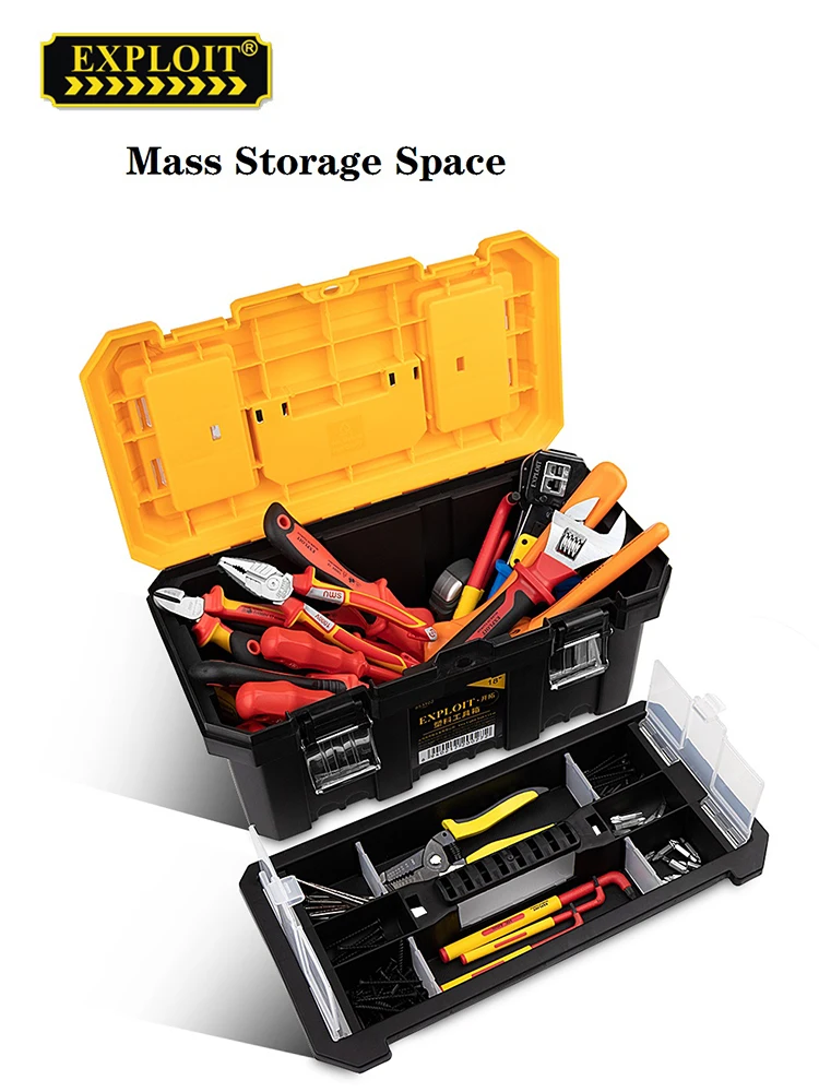Multi Functional Heavy Duty Tools Boxes Household Portable 12 Inch ...