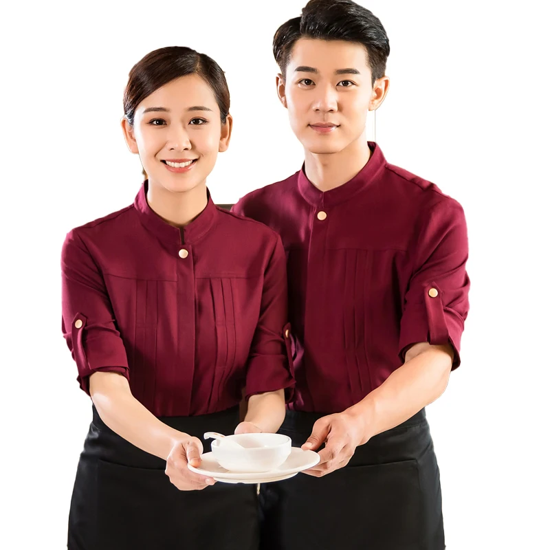 Alibaba.com: bar Hotel Restaurant Cafe Shop Uniform Unisex Custom ...