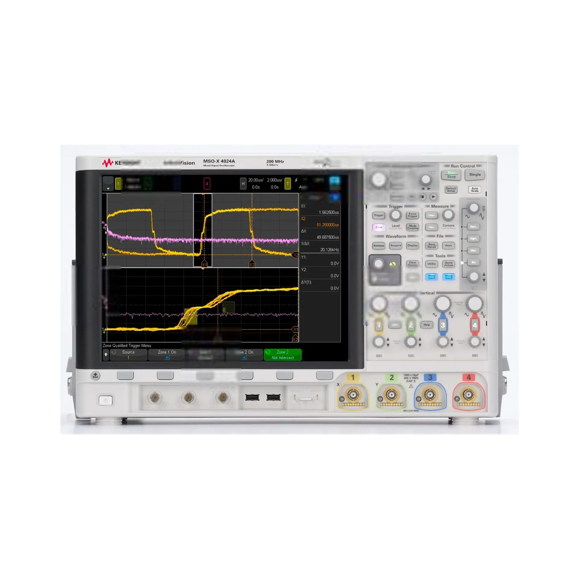 Keysight MSOX4024G Mixed-Signal Benchtop Oscilloscope 4-Channel Analog ...