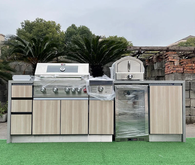 Customized Complete Modern Outdoor Kitchen Set Outdoor Kitchen Bbq ...