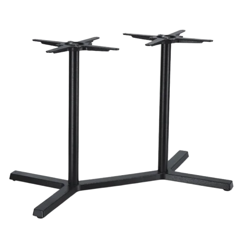 Lifepursue Large Dual Cross Leg Table Stand Base Cast Iron Heavy Booth ...