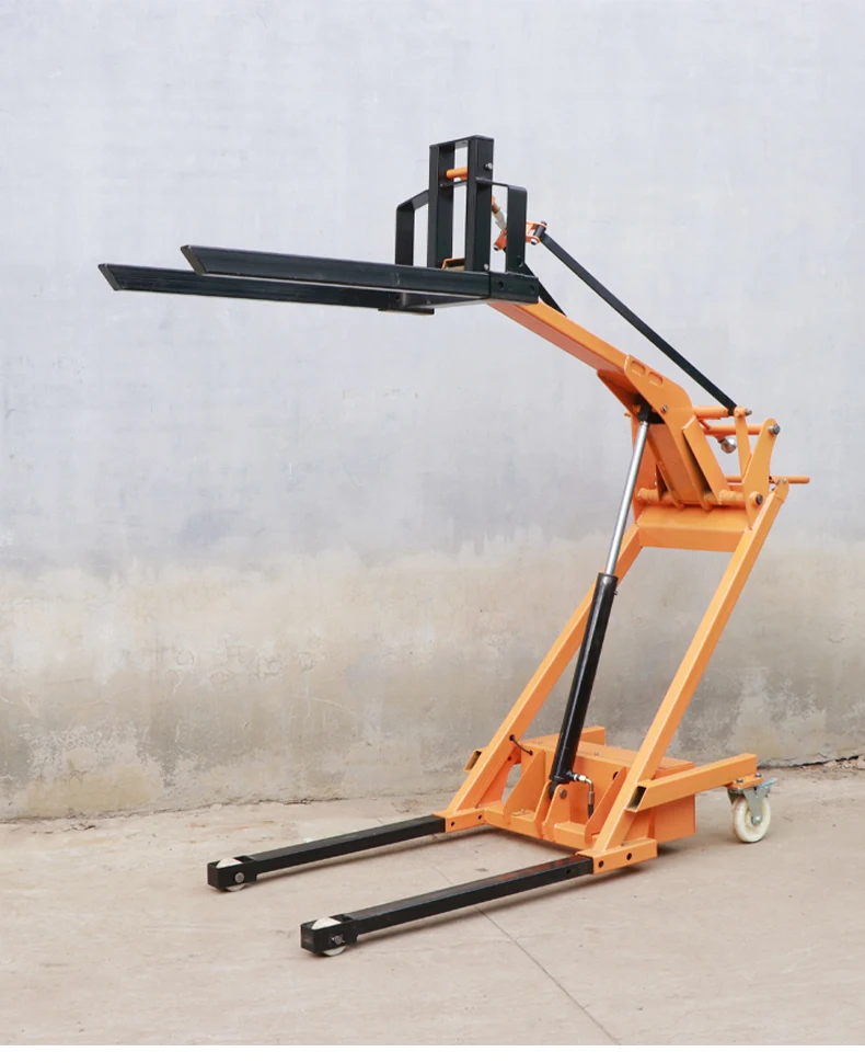 Small Forklift Manual Hydraulic Truck Electric Portable Automatic ...