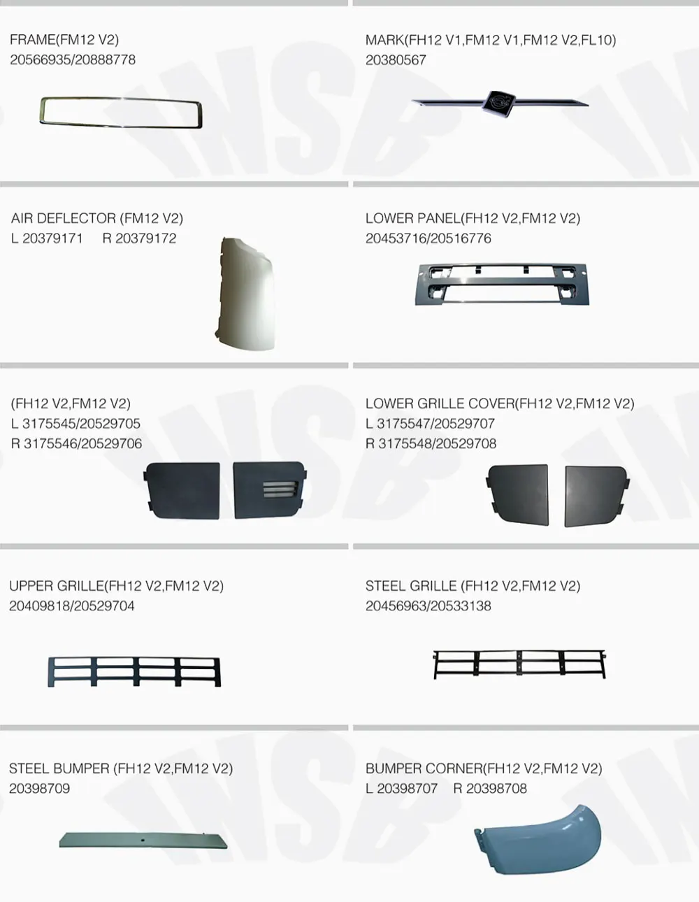 沃尔沃卡车零件的1096643 20854664侧镜斜坡镜沃尔沃FH卡车零件欧洲卡车车身零件| Alibaba.com