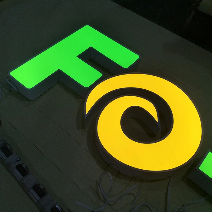 Chinese Manufacture 3D Luminous Characters Signage Professional Led ...