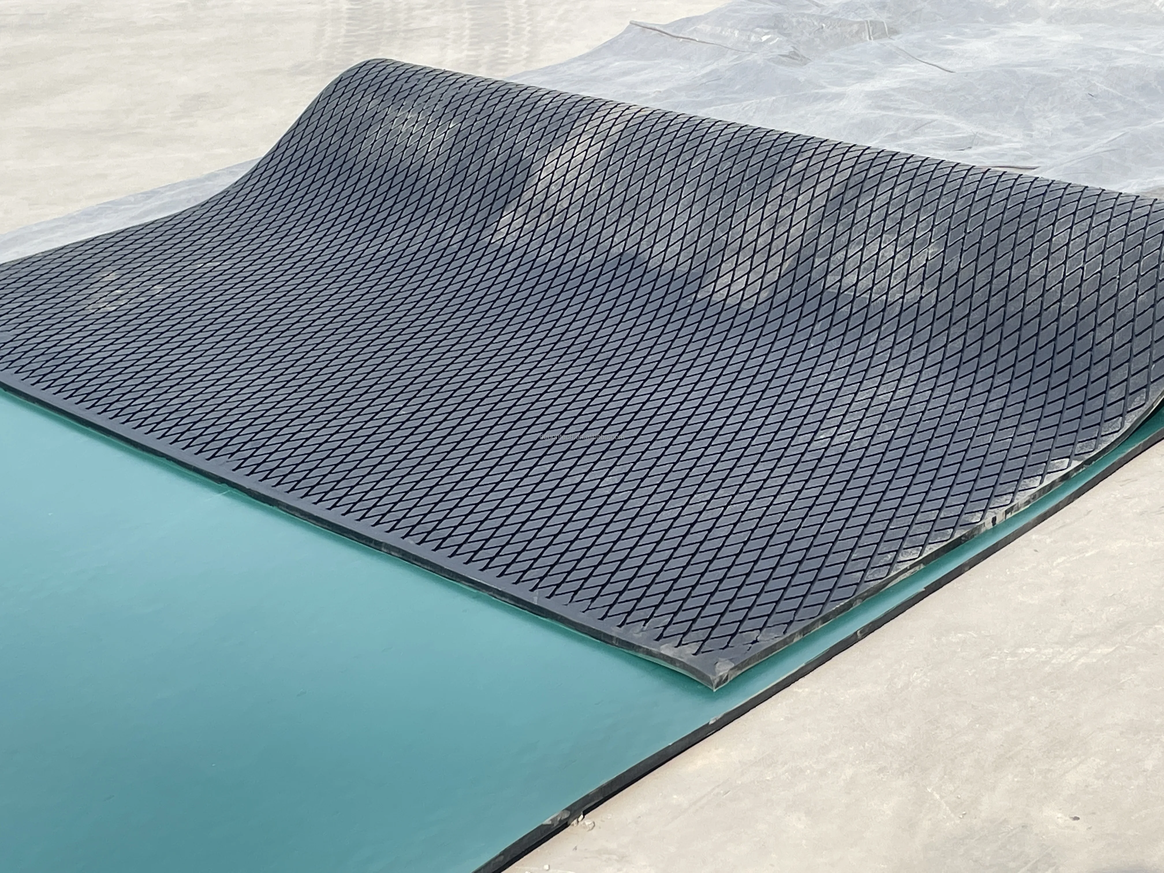 Belt Conveyor Roller Rubber Lagging Manufacturing Pulley Lagging - Buy ...