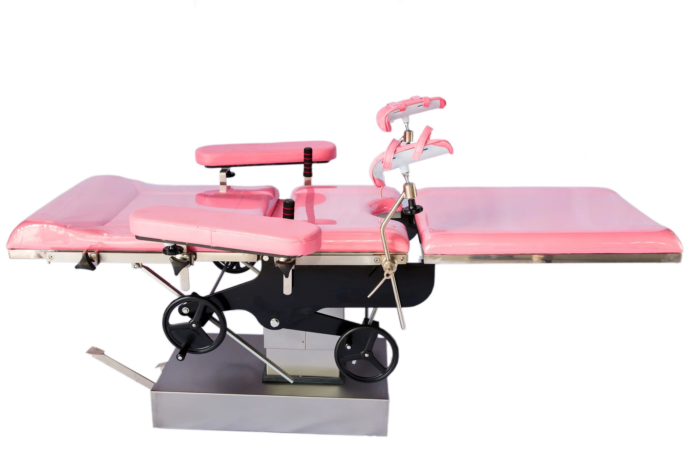 Stainless Steel Manual Maternity Delivery Bed - Hydraulic Gynecological ...