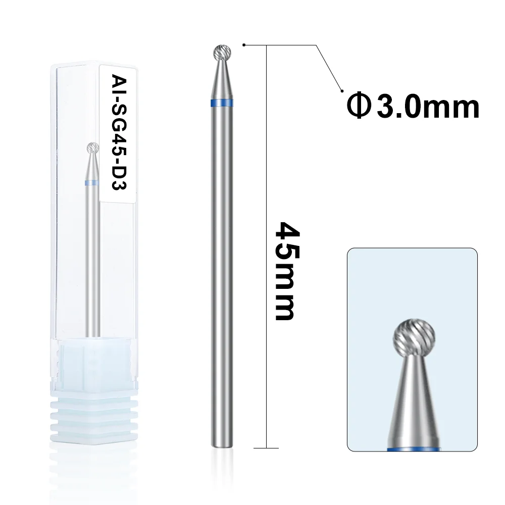 SG45/70-D Dental Surgical Burs Carbide Strawberries Drills HP Bur Dia ...