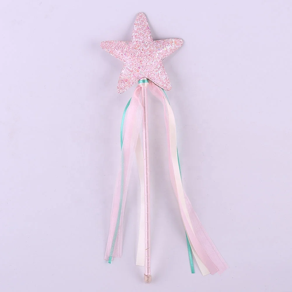 Magic Star Stick Princess Fairy Wand - Glitter & Star Power