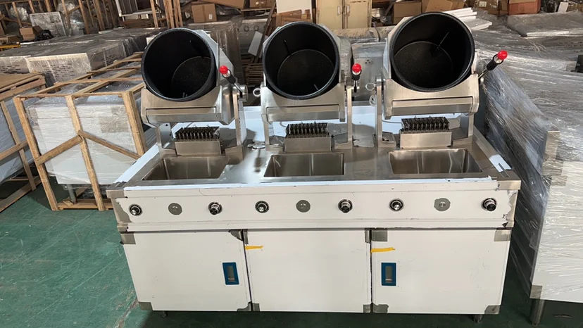 Automatic Stirring Cooker Robot Stir Fry Pan Wok for Restaurant and ...