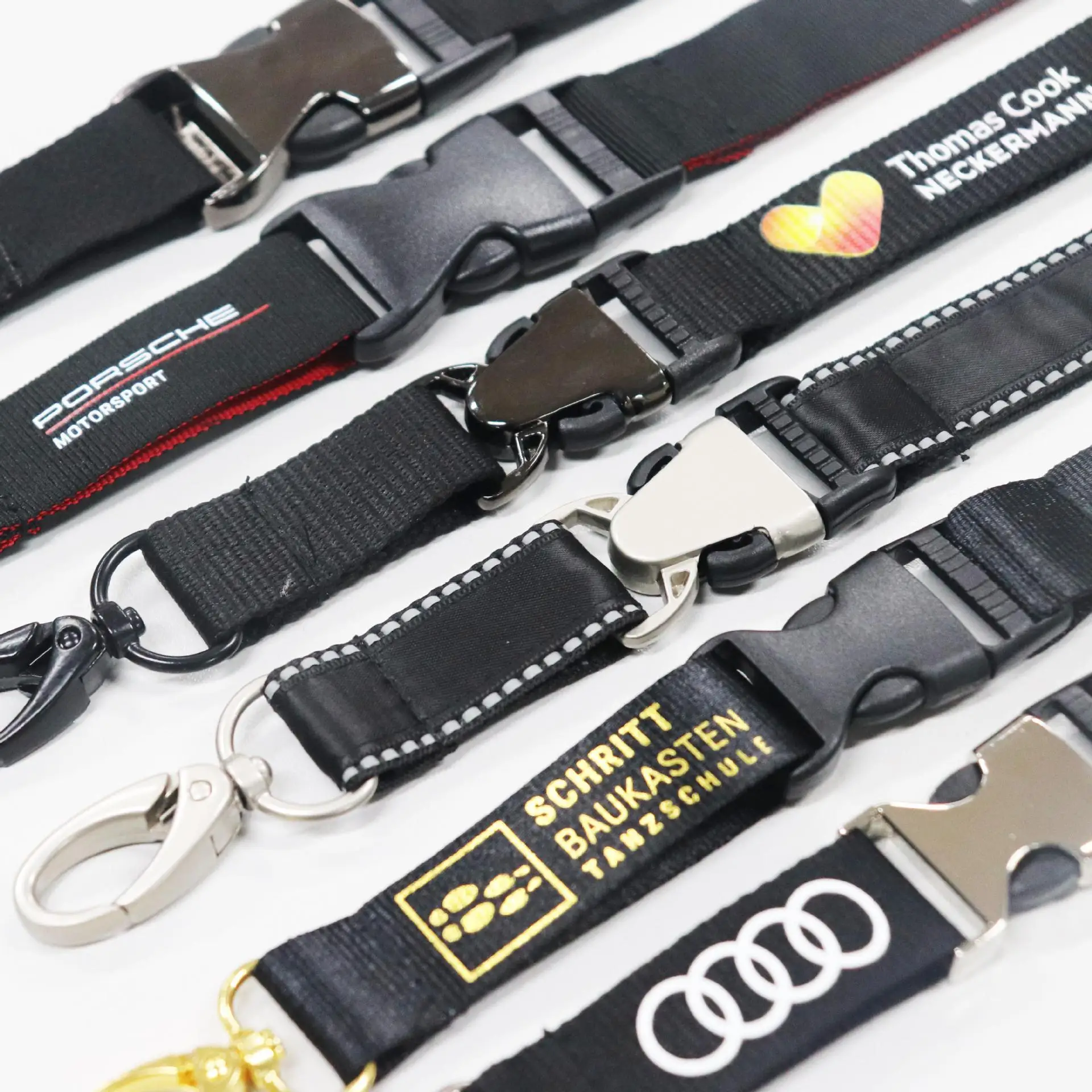 Nicro Color Work Card Lanyard Custom Double-sided Silk Screen Logo ...