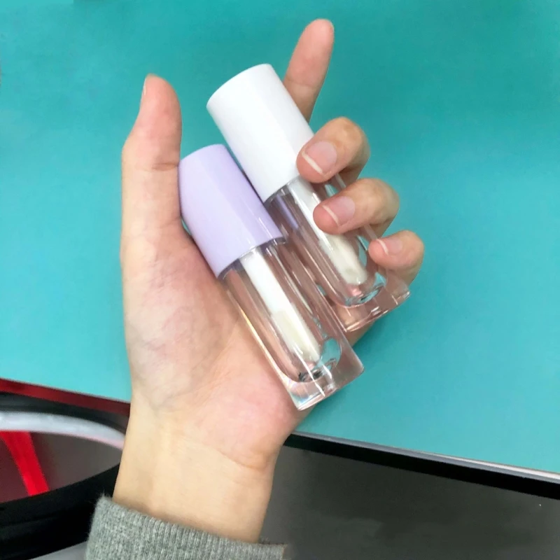 Empty Plastic Lip Oil Packaging Tubes Square Lip Tint Container Big ...