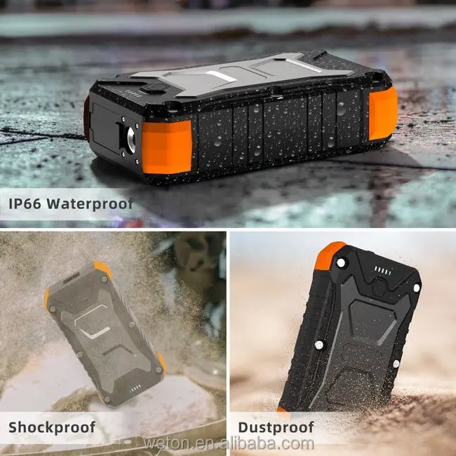 30000mah Pd65w Rugged Power Bank For Laptop Dc5525 Port 15w Wireless ...