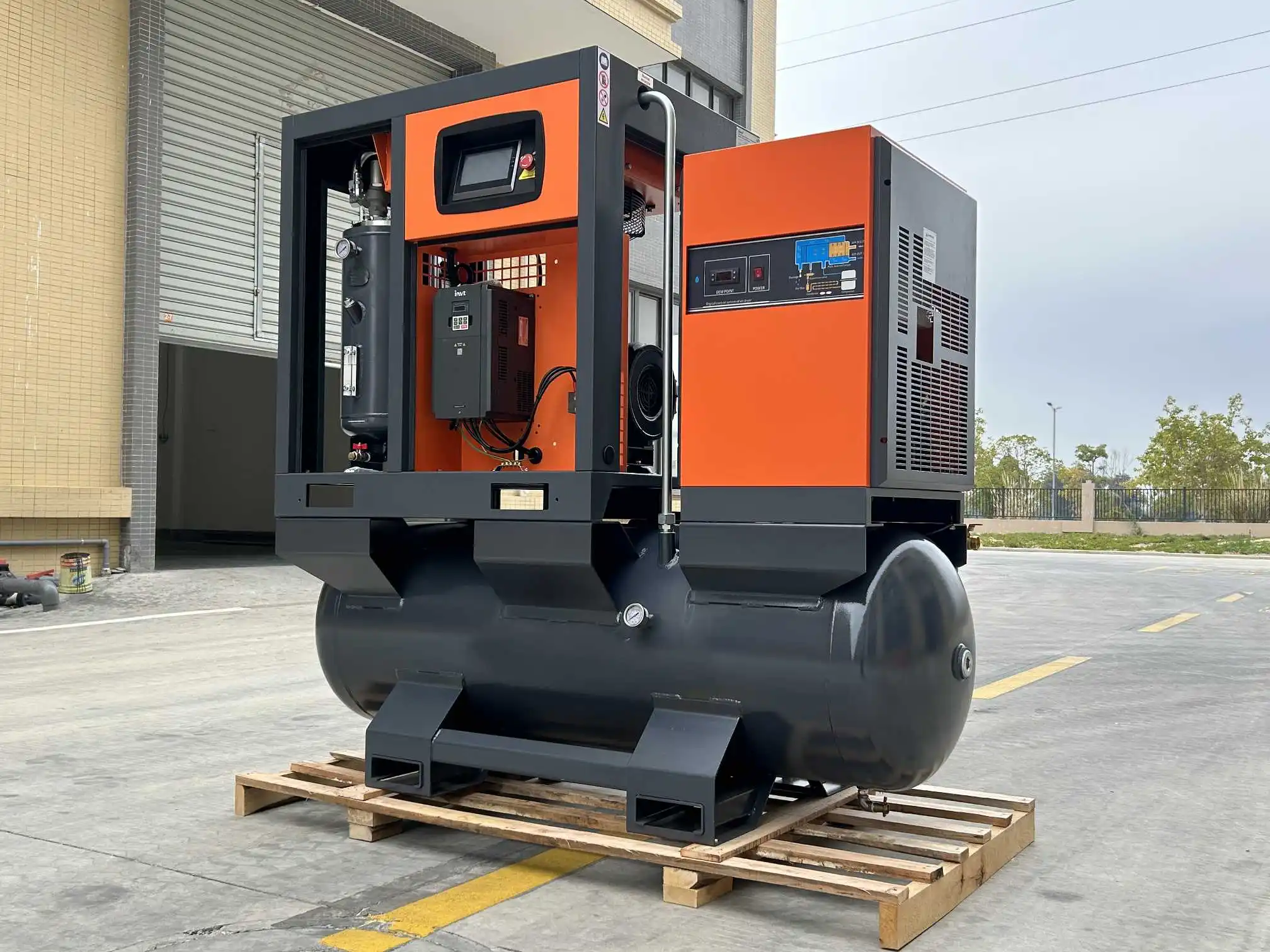 16bar Screw Compressor PM VSD for Laser Cutting Machine