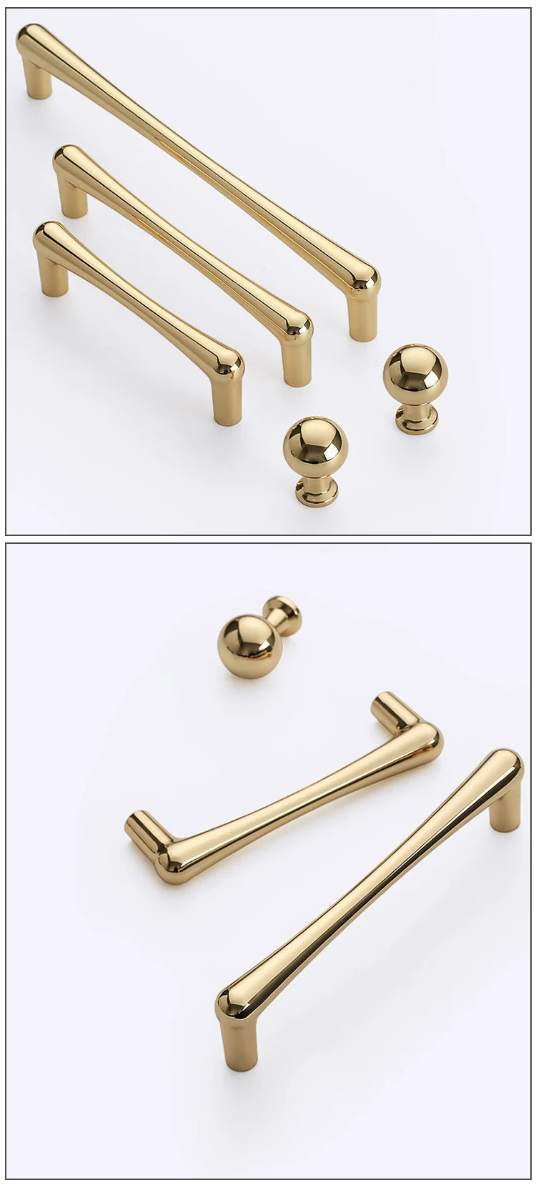 Contemporary Ambry Zinc Profile Handles for Cabinet & Drawers