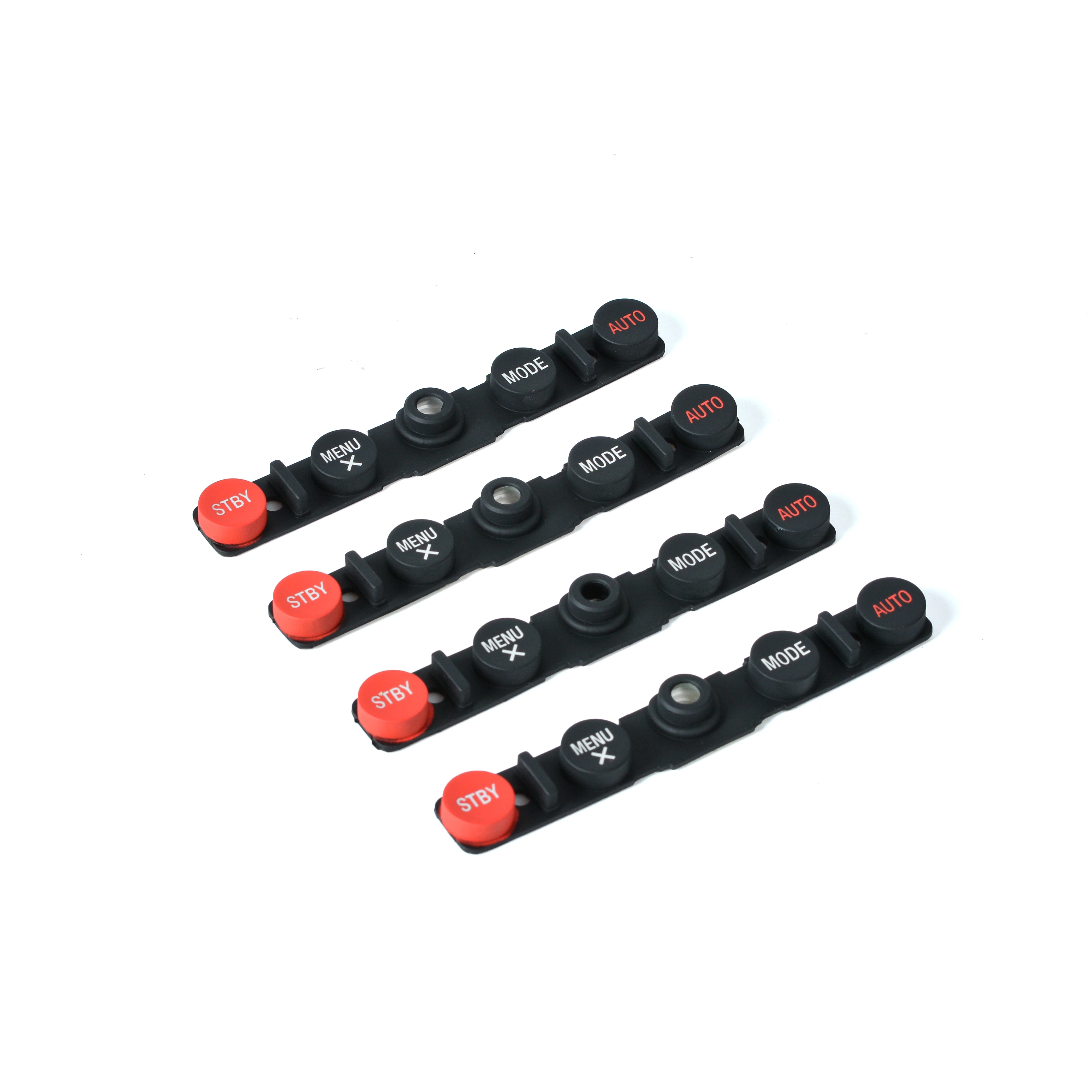 Customized Blank Keypad Flexible Key Overlay Rubber Button Keypads ...