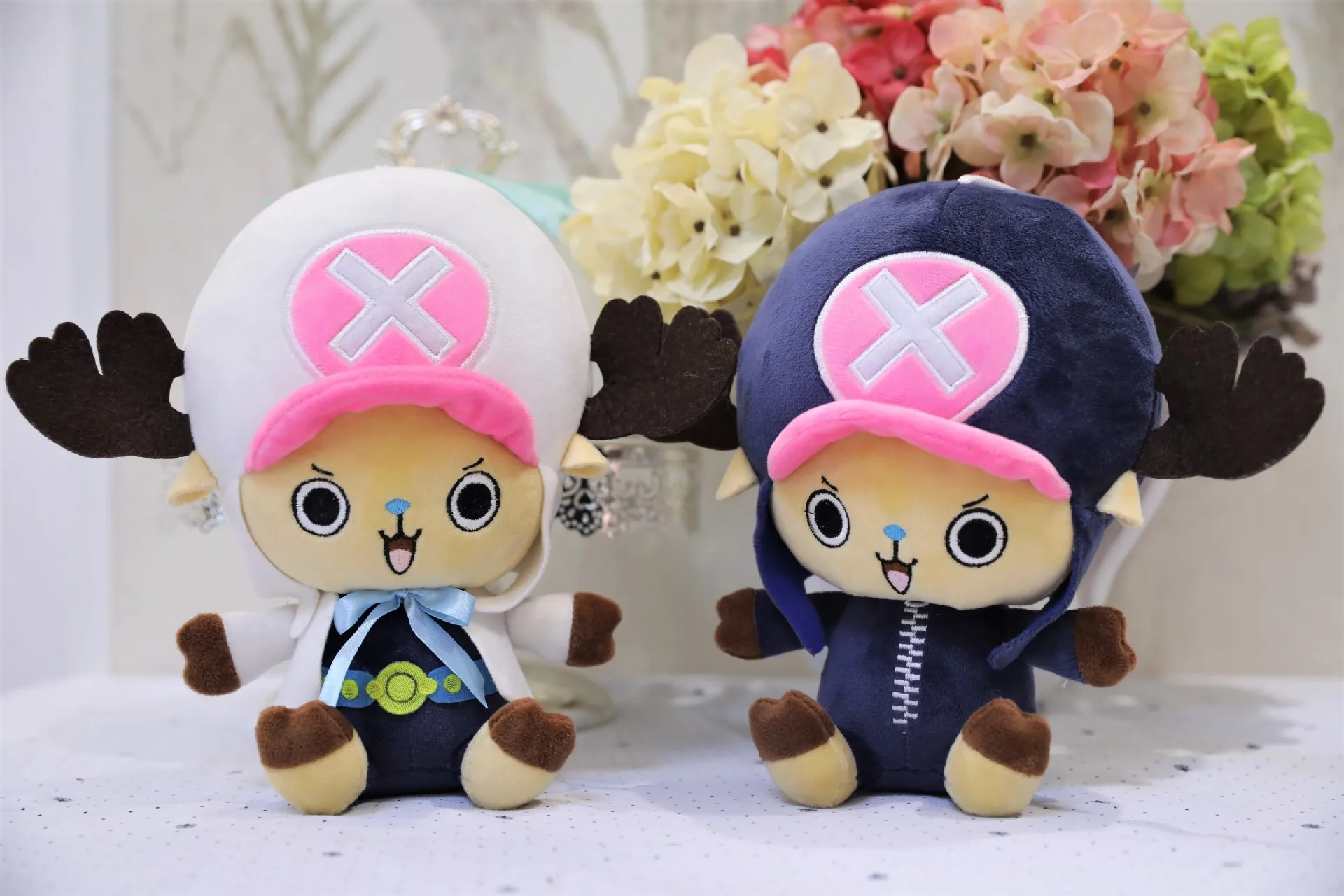 20cm Cute Cartoon Anime Chopper Luffy Plush Doll Kawaii Plushes ...