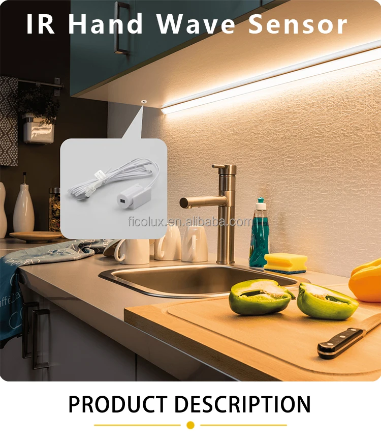 DC 12V-24V Hand Wave Activated IR Hand Wave Sensor Switch Applicable to ...