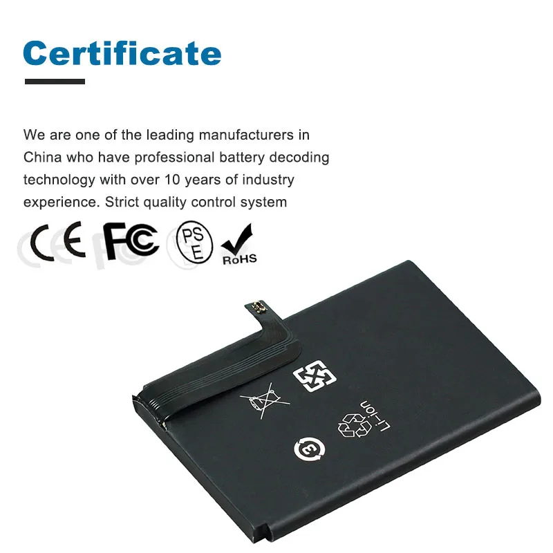 3.85v BT-000334 Li-Ion Battery for Zebra TC20 TC25 - 500+ Cycles