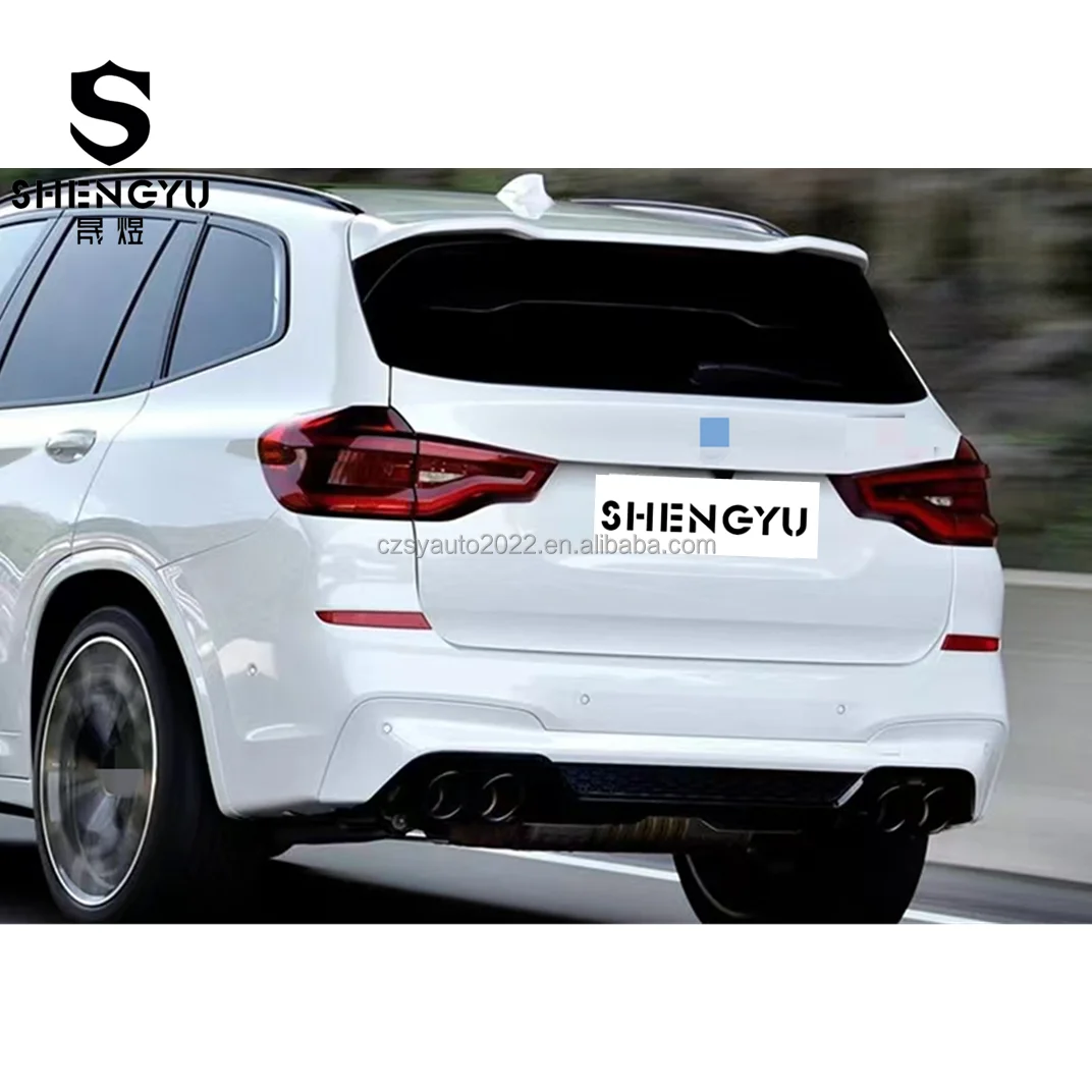 Body Kit Include Front Bumper Assembly Rear Lip Exhaust Pipe And Side ...