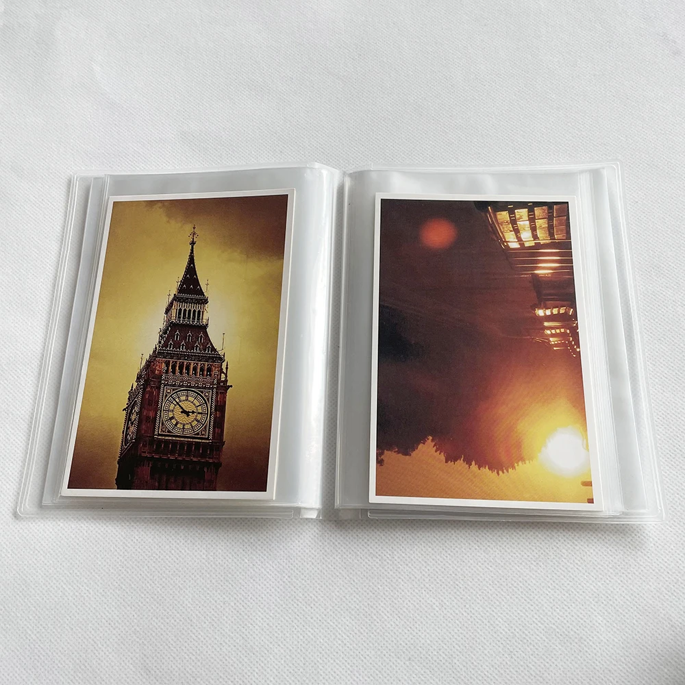 3 Pack 48 Pictures Photo Album 4x6 Clear Plastic Blank Album Photo ...