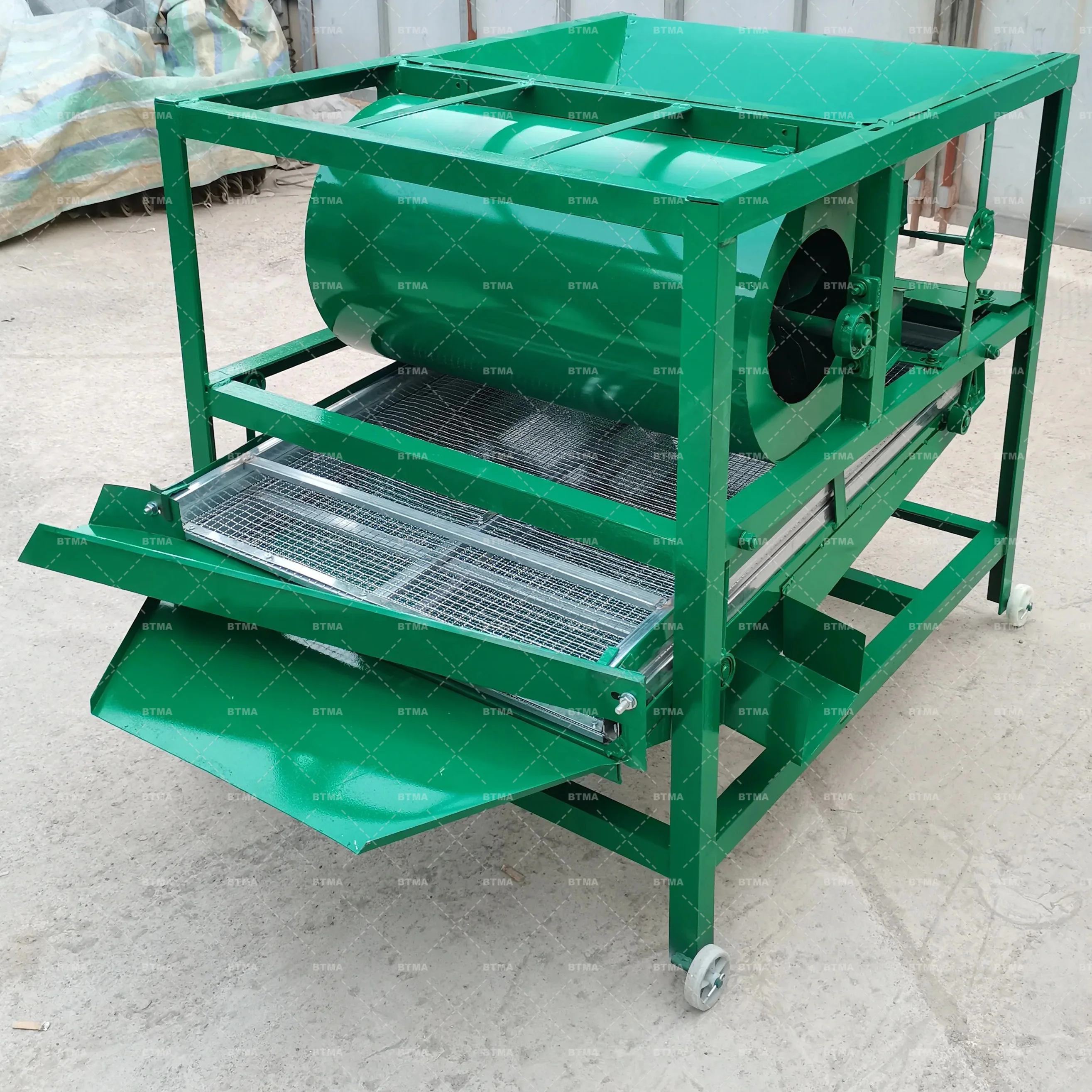Btma Grain Vibrating Screen Machine Screen Grain Cleaner Rice Grain ...