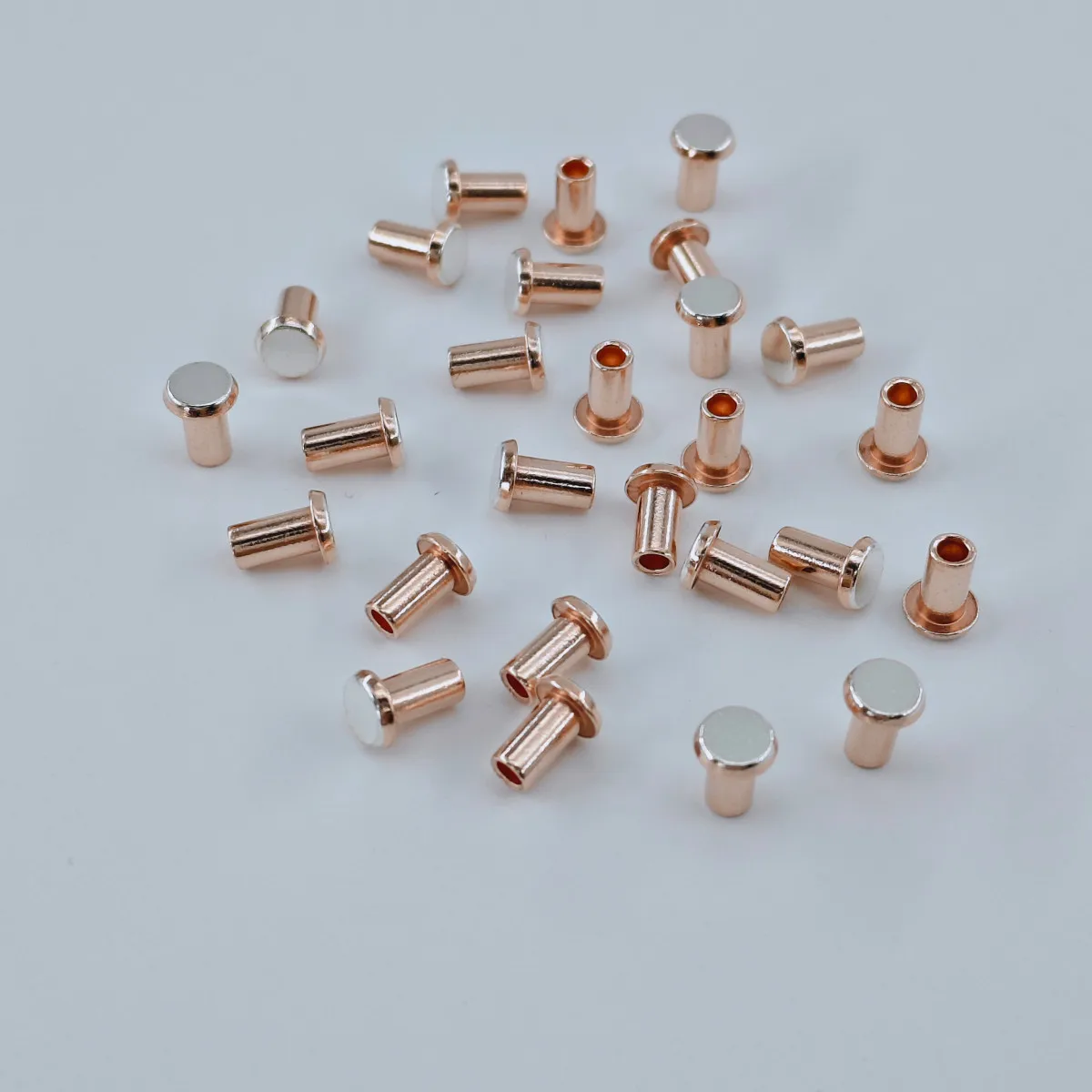 High Quality Relay Electrical Contact Rivets Trimetal Silver Contact ...
