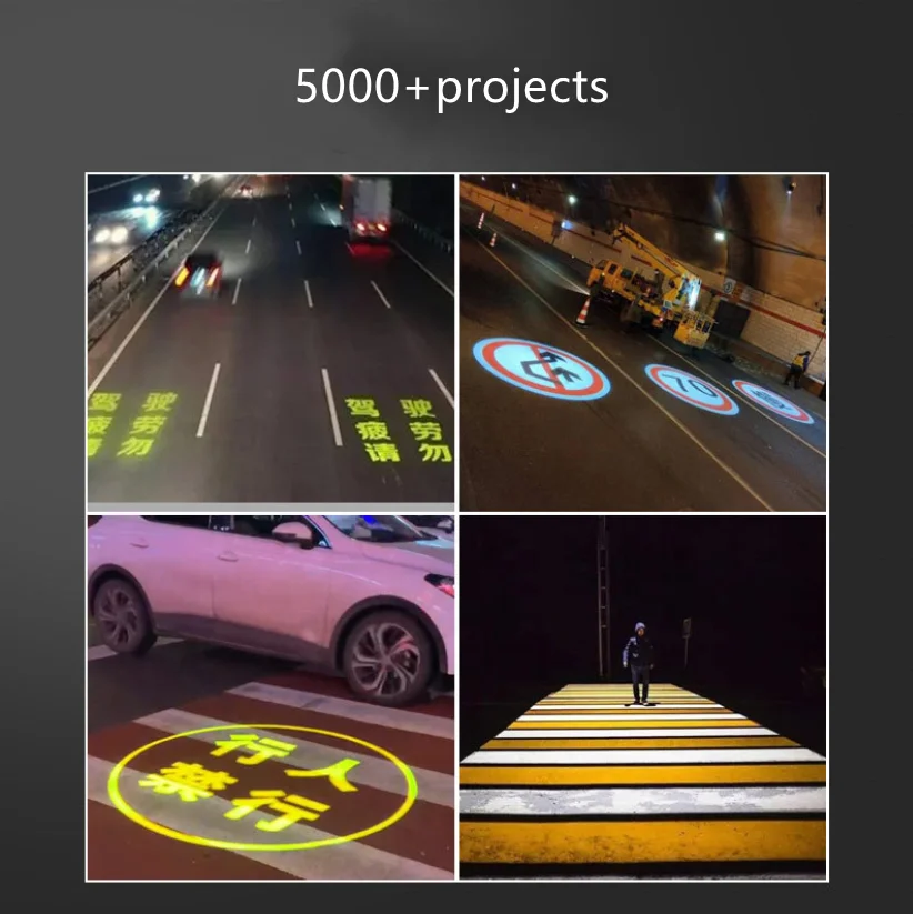 Outdoor Waterproof Logo Projector for Pedestrian Crosswalk