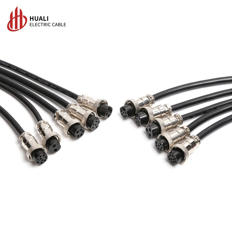 Customized Aviation Plug With Wire Connector,Double End Docking,Male To ...