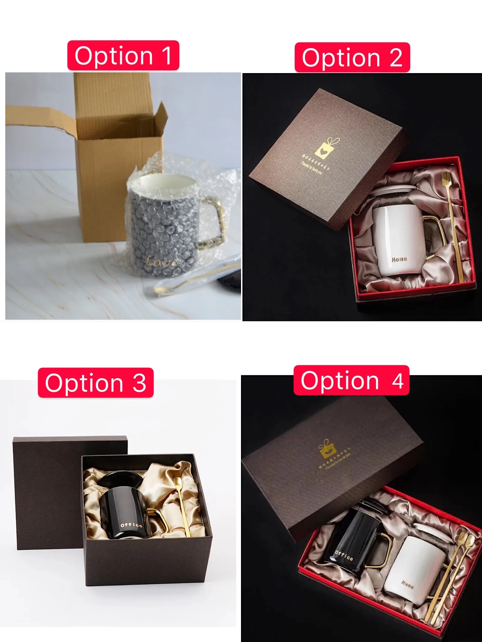 11oz Luxury Gold Mug - Custom Logo Ceramic Coffee Mugs