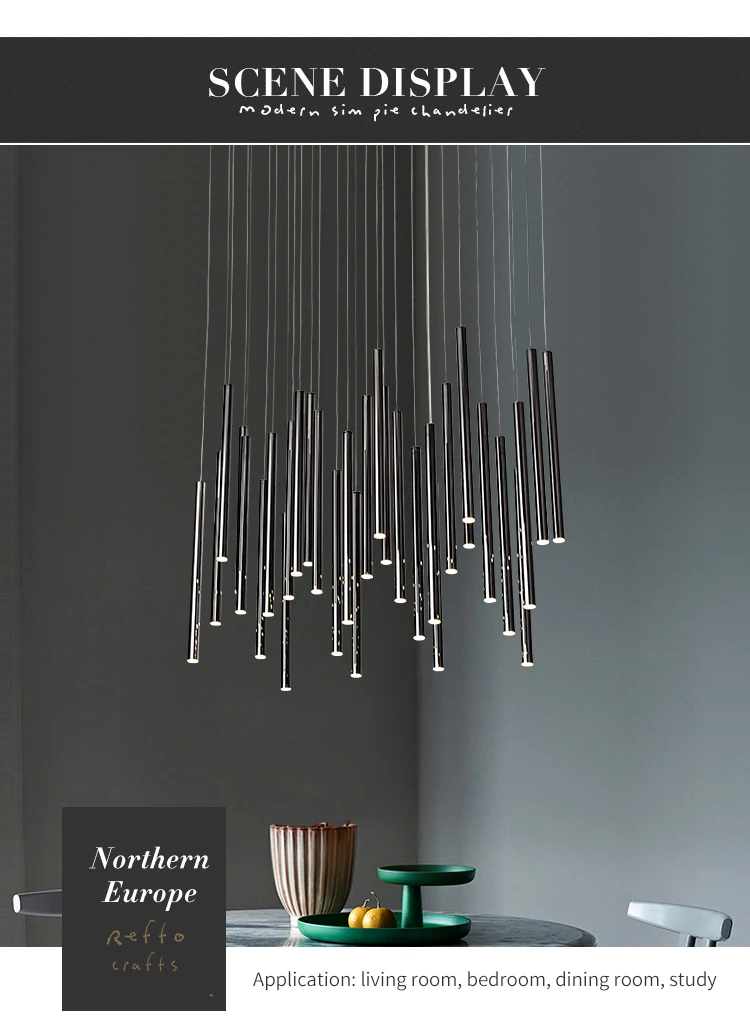 Modern Design LED Pendant Lamp - Luxury Chandelier
