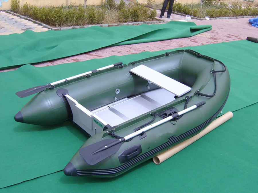 Aluminum Boat with Inflatable PVC Deck - 350kgs Capacity