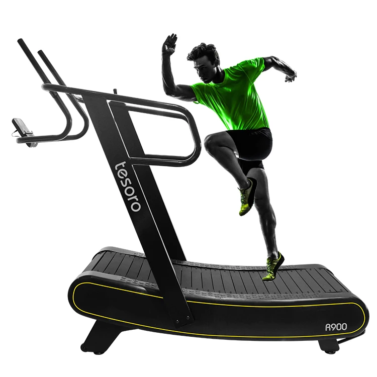 Commercial Treadmill New Design Curved Slat Manual Magnetic Treadmill ...