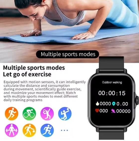 A59 Plus Female Smartwatch 2.02 Big Screen Ladies Smart Bracelets Quran ...