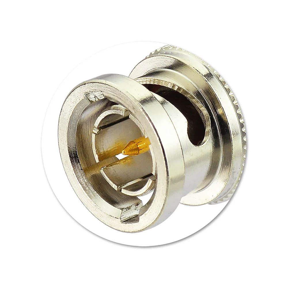 75 Ohm HD 12G-SDI BNC Connector Male Straight Plug for RG12 Coaxial ...