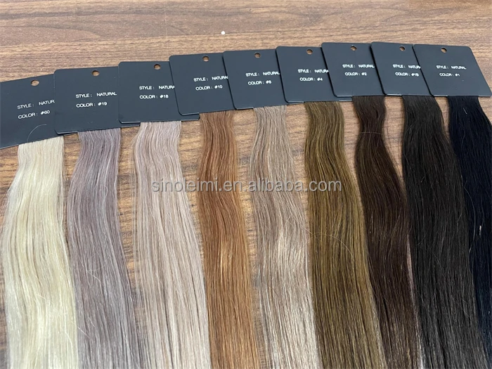 Customized Logo Human Hair Color Chart Accessories For Hair System Hair ...