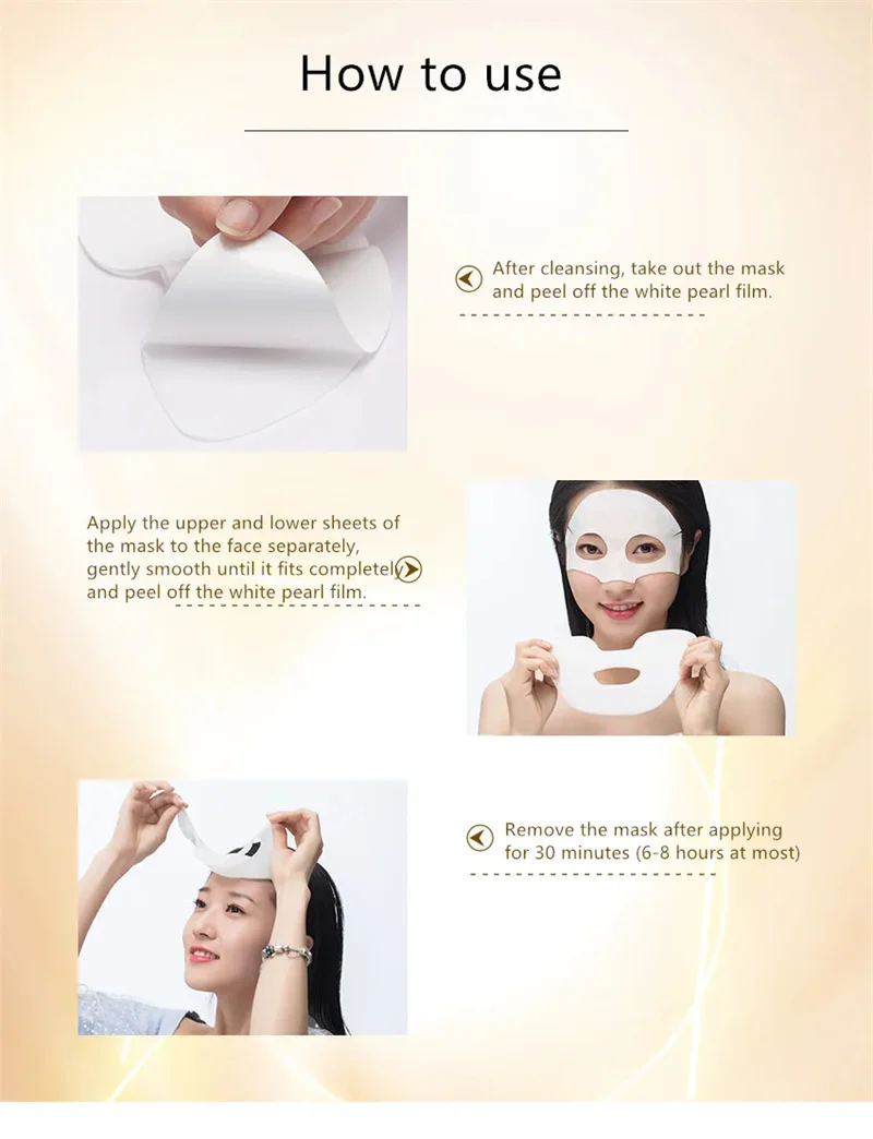 Zs Oem Bio Collagen Deep Hydrating Facial Mask Skin Glowing Crystal ...