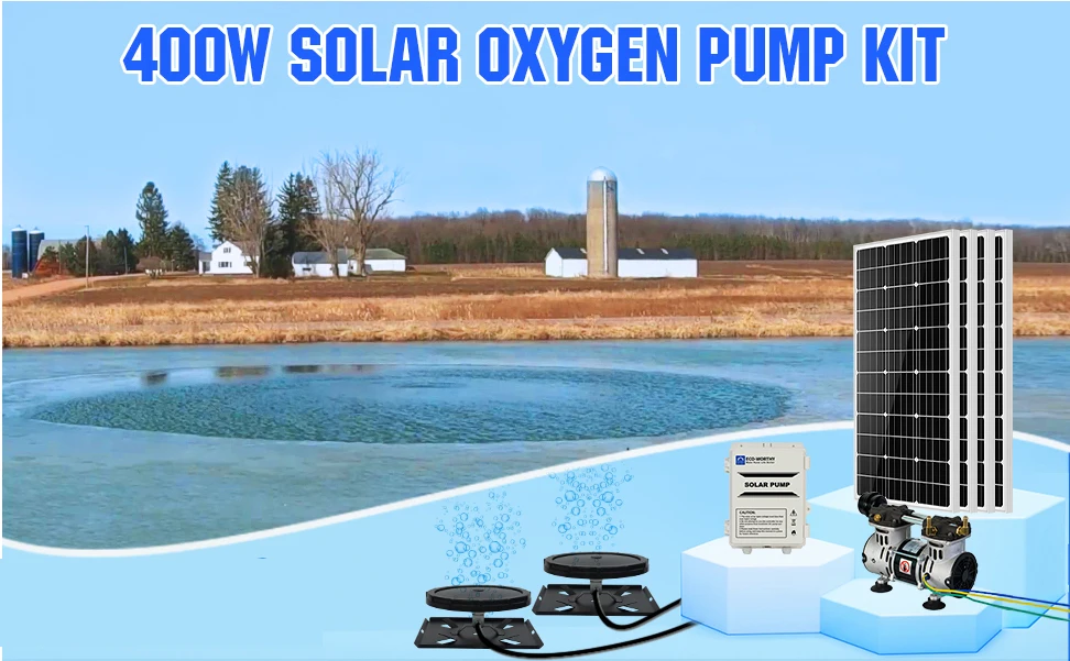 370W Oil Free Air Compressors for Aeration - DC24V Portable