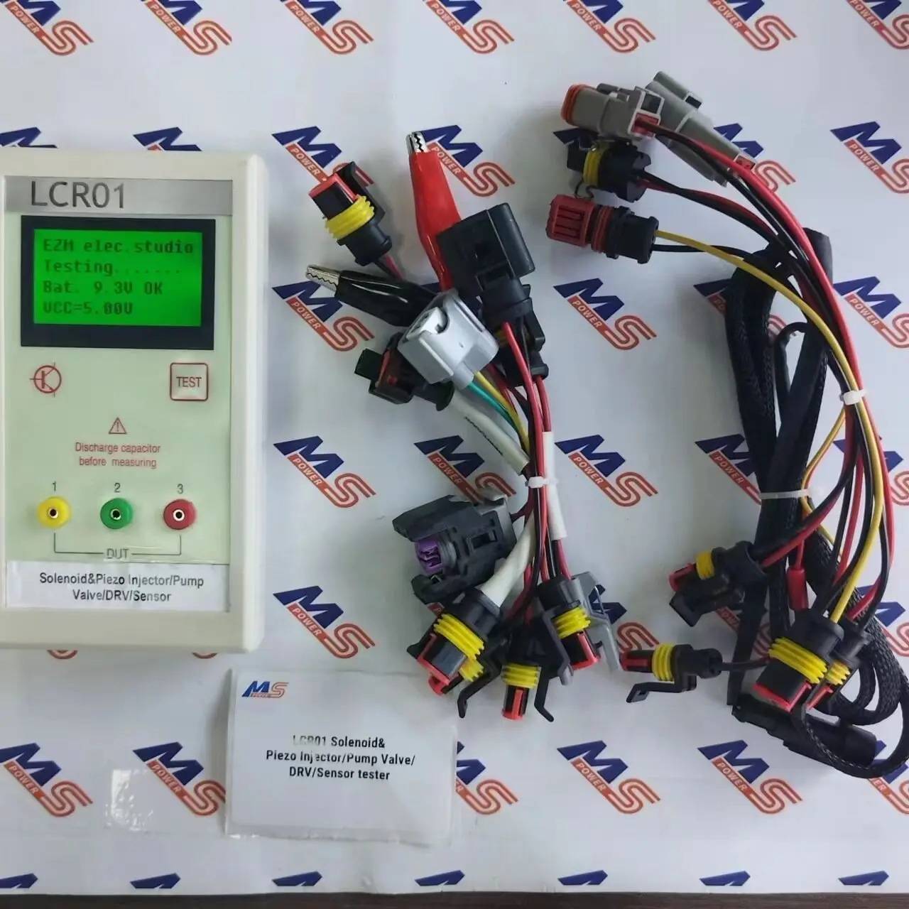 LCR01 Solenoid Piezo Injector Pump Valve DRV Sensor Tester