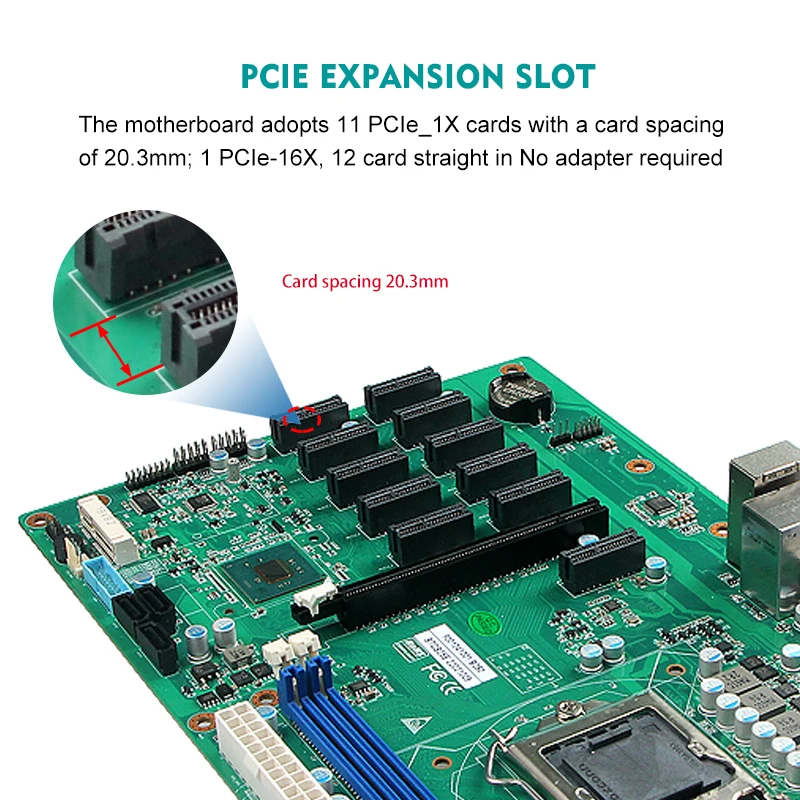 Zunsia Oem Gpu Industrial Machine Motherboard 6th Gen Lga 1151 B250 ...