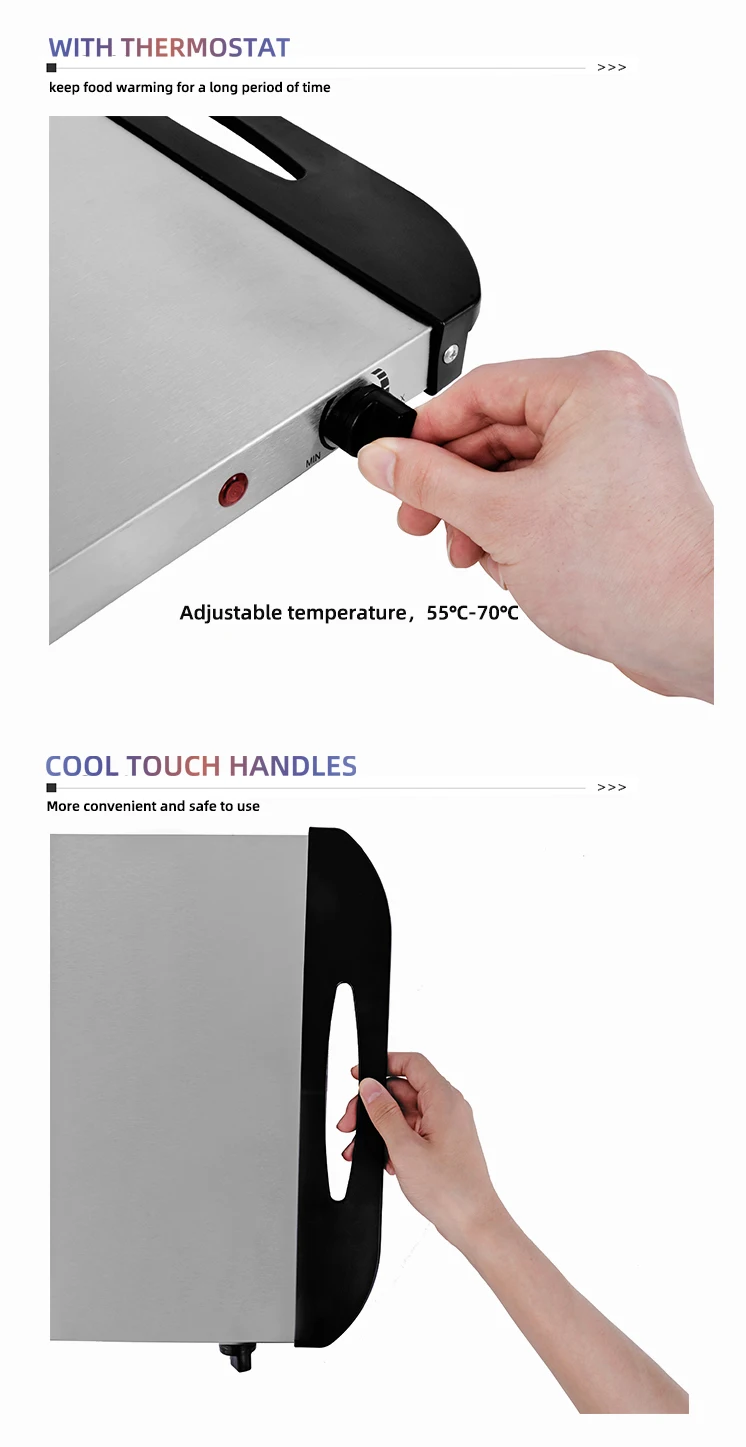 New Design Modern Party Luxury Electric Warming Tray Catering Buffet ...