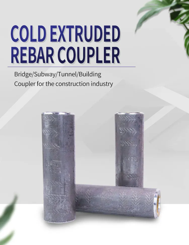 Non Threaded Rebar Coupler Cold Extrusion Rebar Coupler for Sale ...