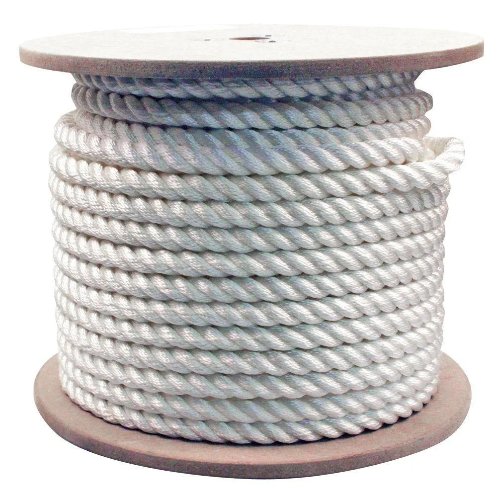General Purpose 3 Strand Twisted Polypropylene Danline Rope Polysteel ...