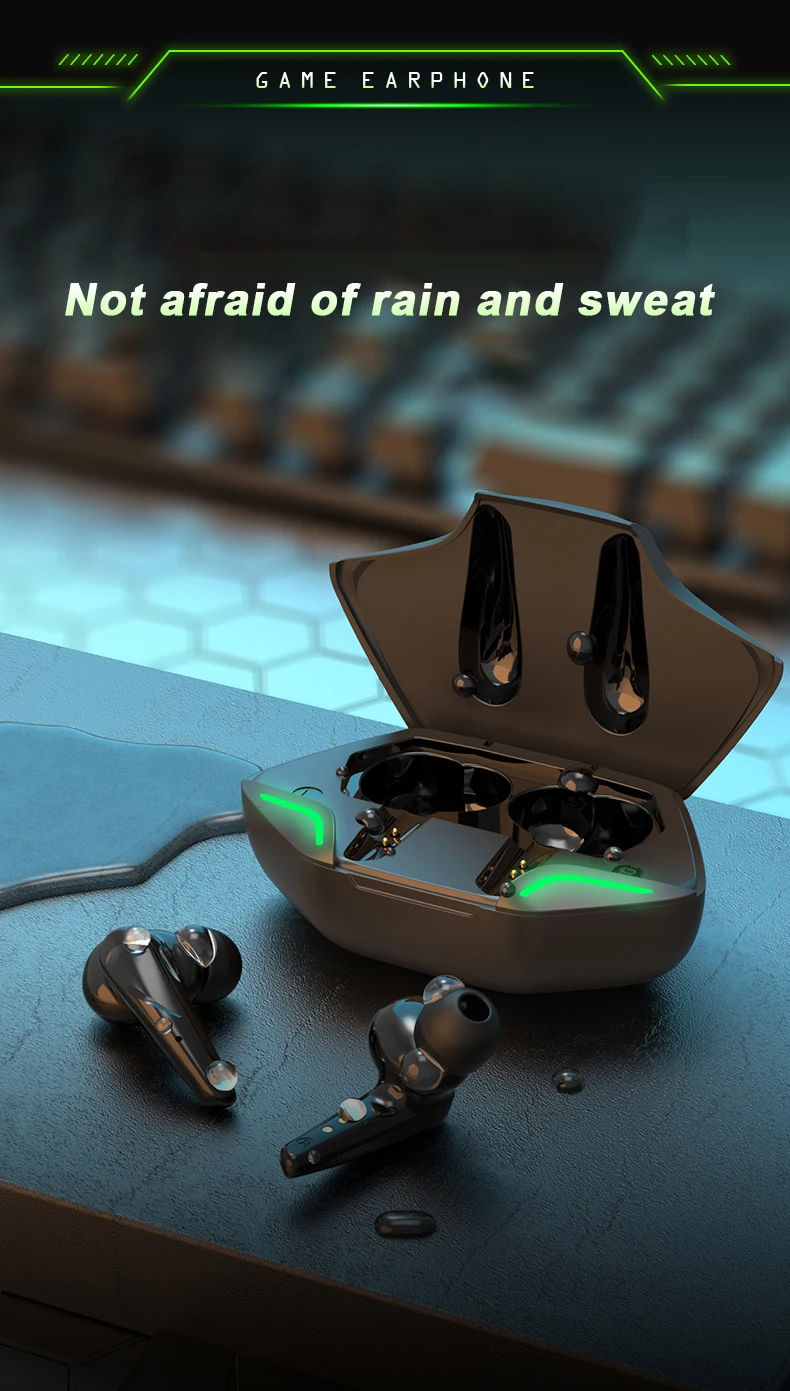 Tws Q31 Rgb Led Gamer Earbuds Custom Sport Headphone Fone De Ouvido ...