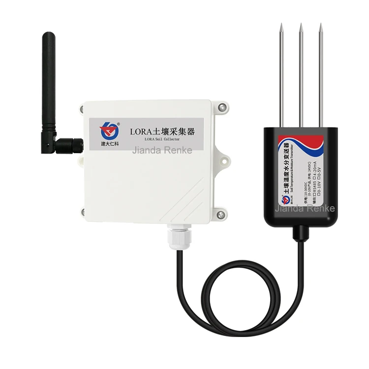 Renke Anti-corrosion Wireless Soil Temperature Humidity Sensor Lora ...