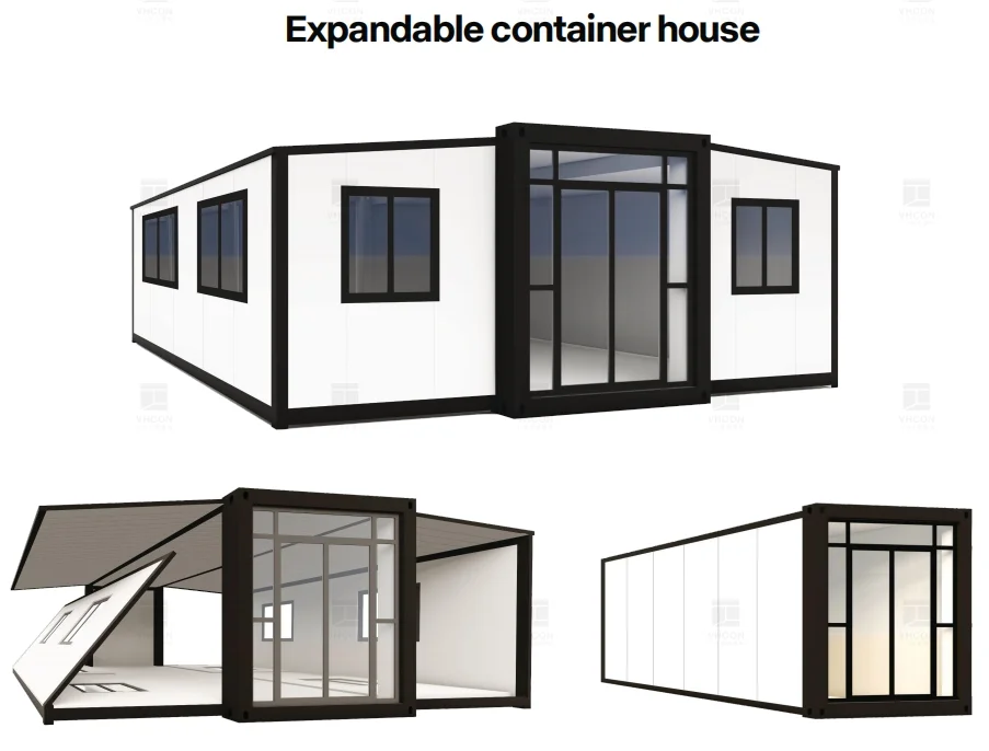 Hot New Modular Stackable Steel Container House Prefabricated Modern ...